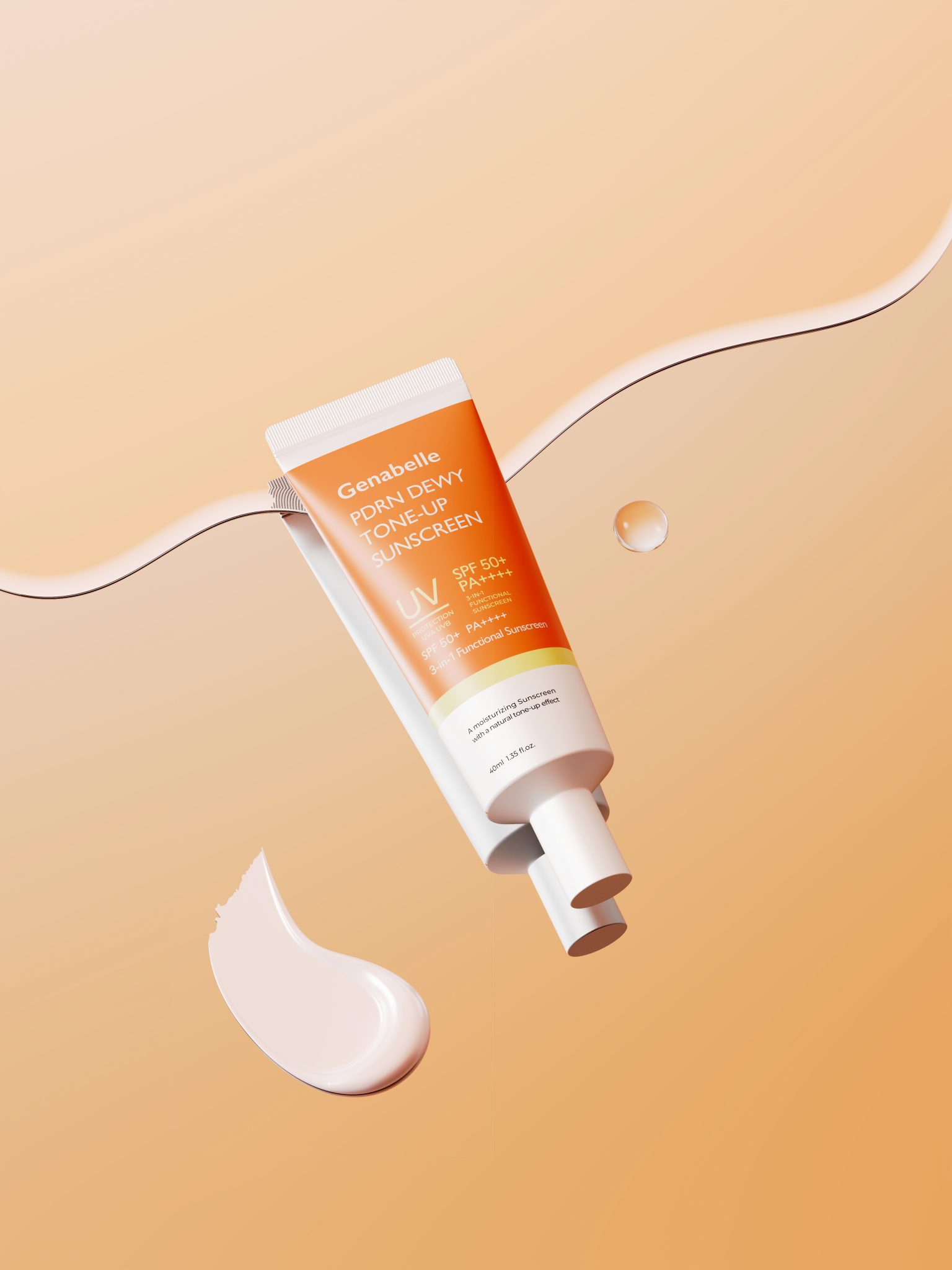 [Genabelle] PDRN Dewy Tone-up Sunscreen - Raan Medi